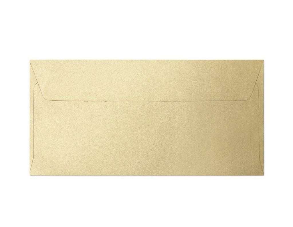 Decorative Envelope Pearl Gold DL – Galeria Papieru