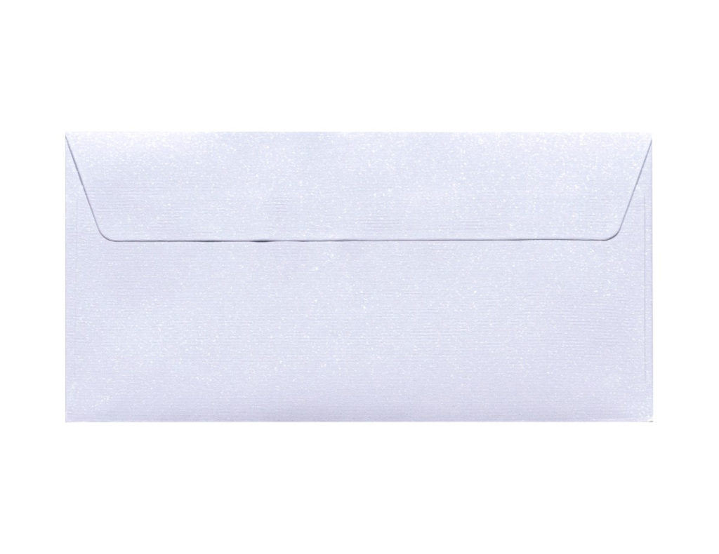 Decorative Envelope Mika white DL – Galeria Papieru