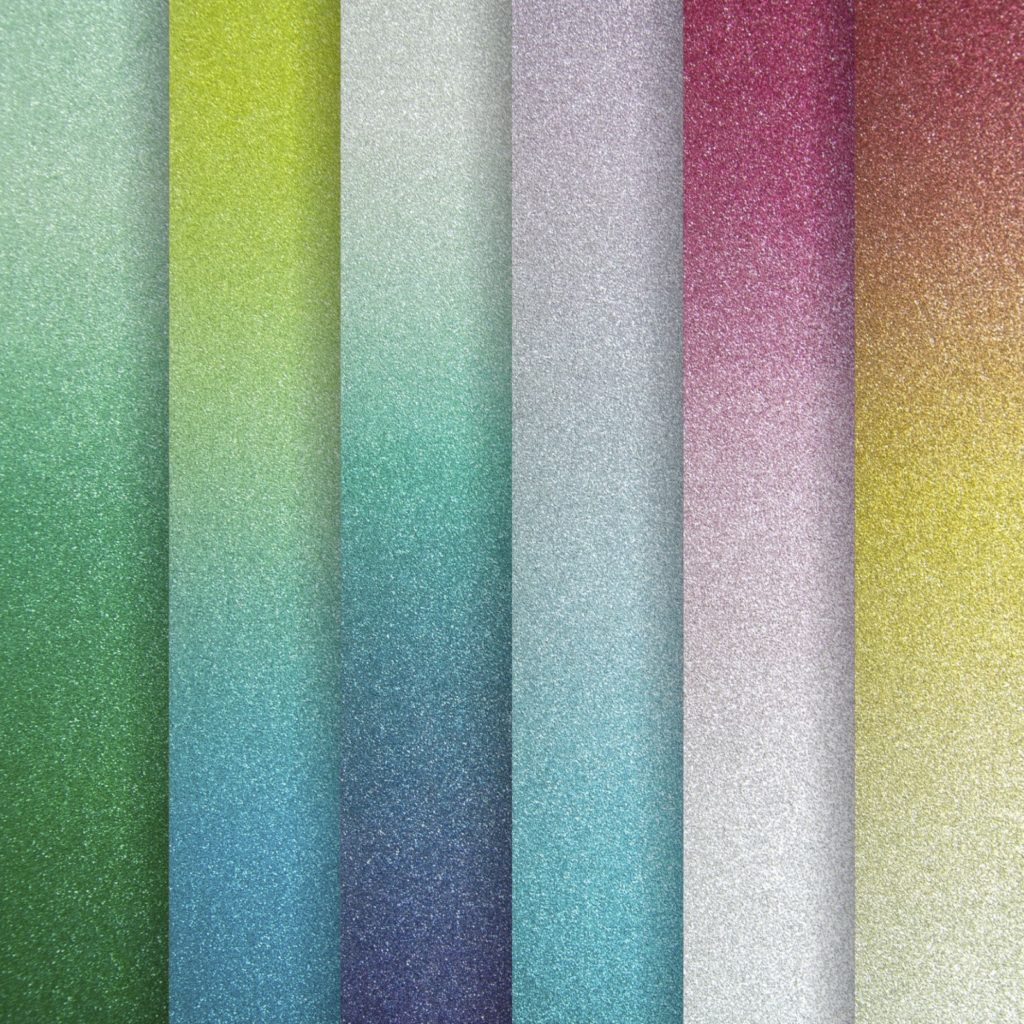 Decorative glitter card paper A4 Mix shaded colours – Galeria Papieru